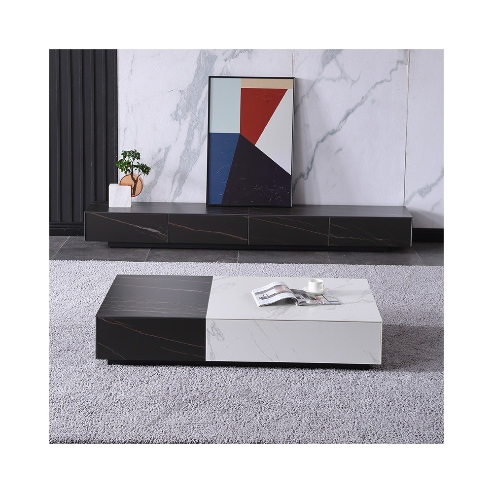 Set Masa living, comoda tv si 2 console premium Palace