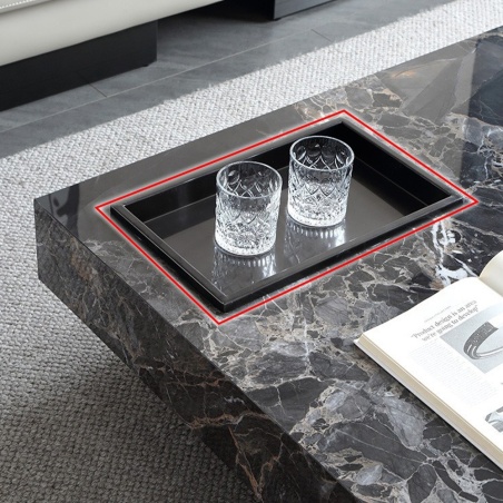 Set consola tv si masa cafea premium Marb, Homedit