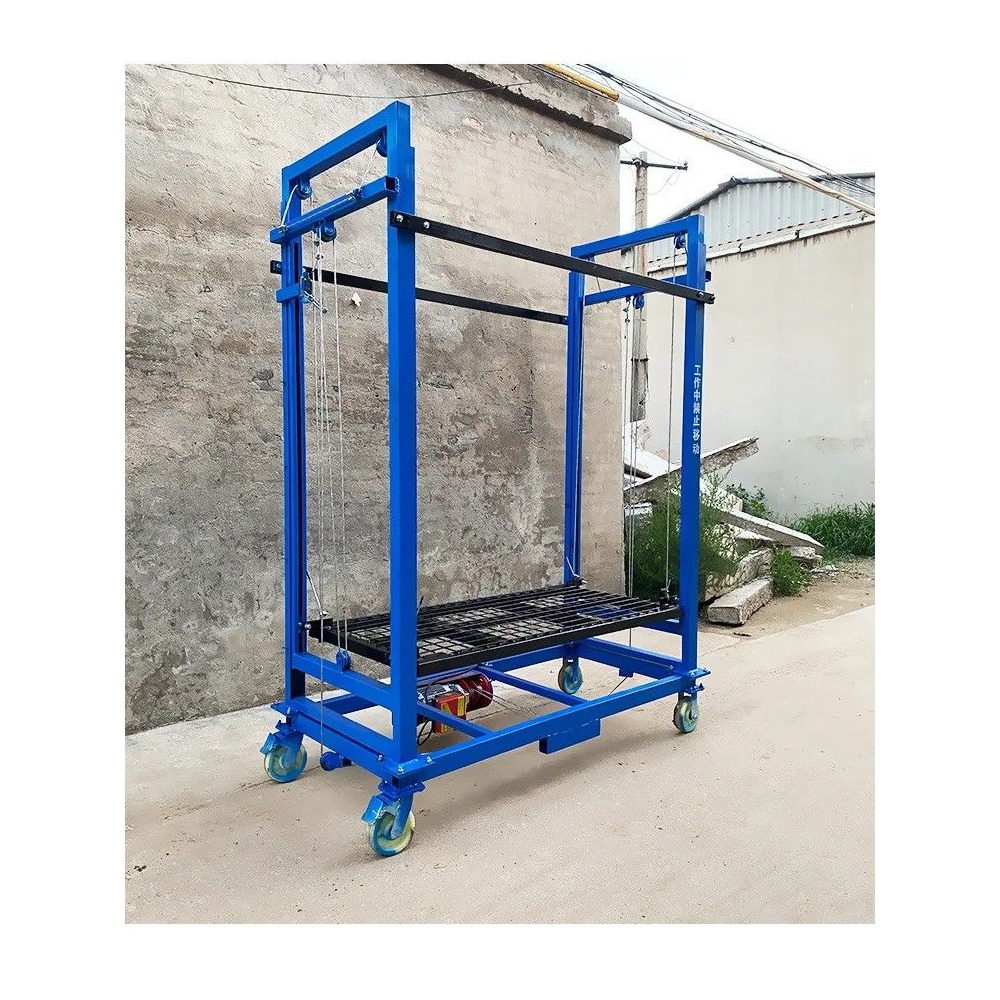 Schela cu motor, schela ridicare 6m 500kg, schela metalica cu motor ...