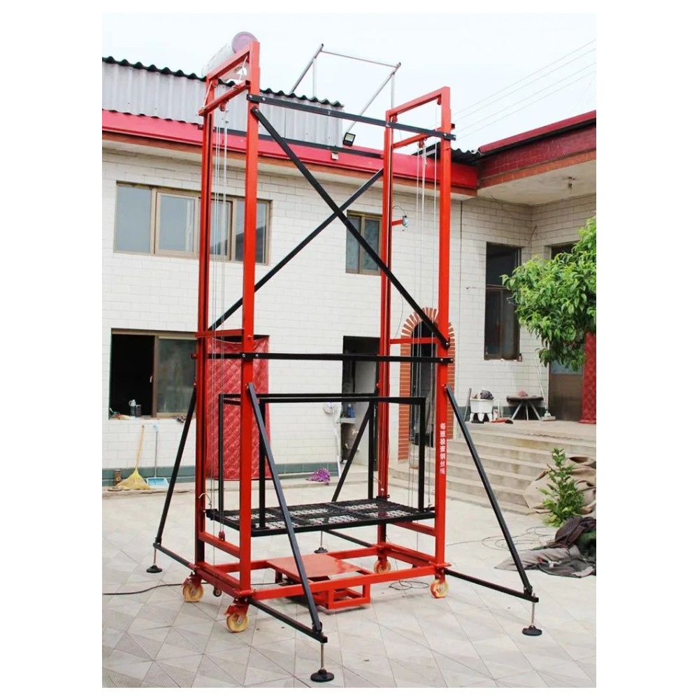 Schela cu motor, schela ridicare 6m 500kg, schela metalica cu motor ...