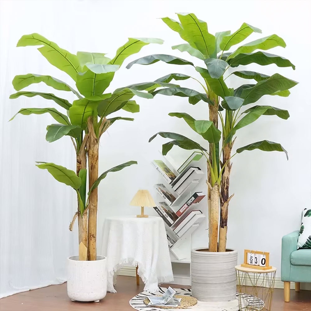 Copac Artificial Banana Tree, 130 cm, Pentru Interior, Homedit