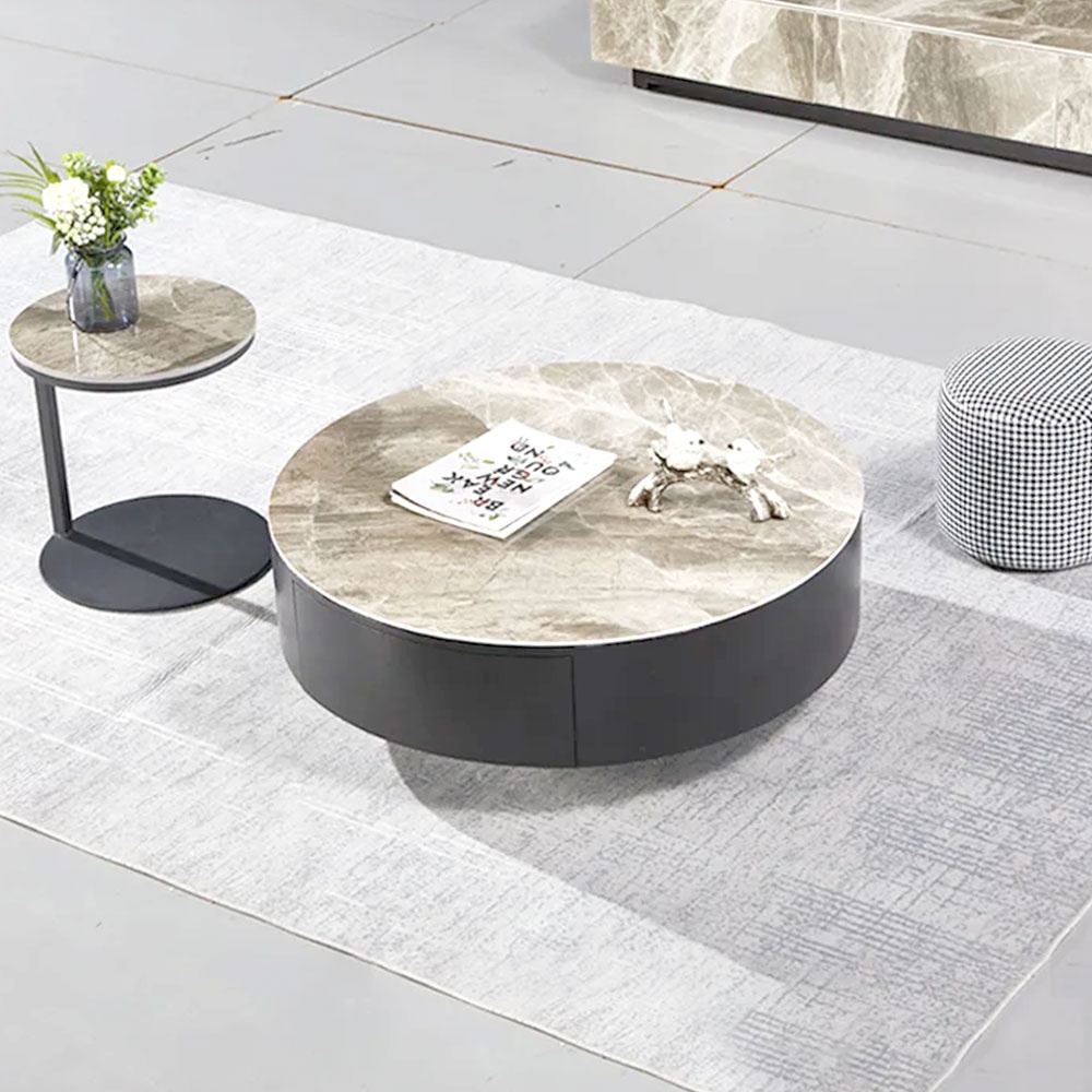 set masa cafea , Comoda tv extensibila, (180-260) x 40 x 29 cm Nicole, Homedit