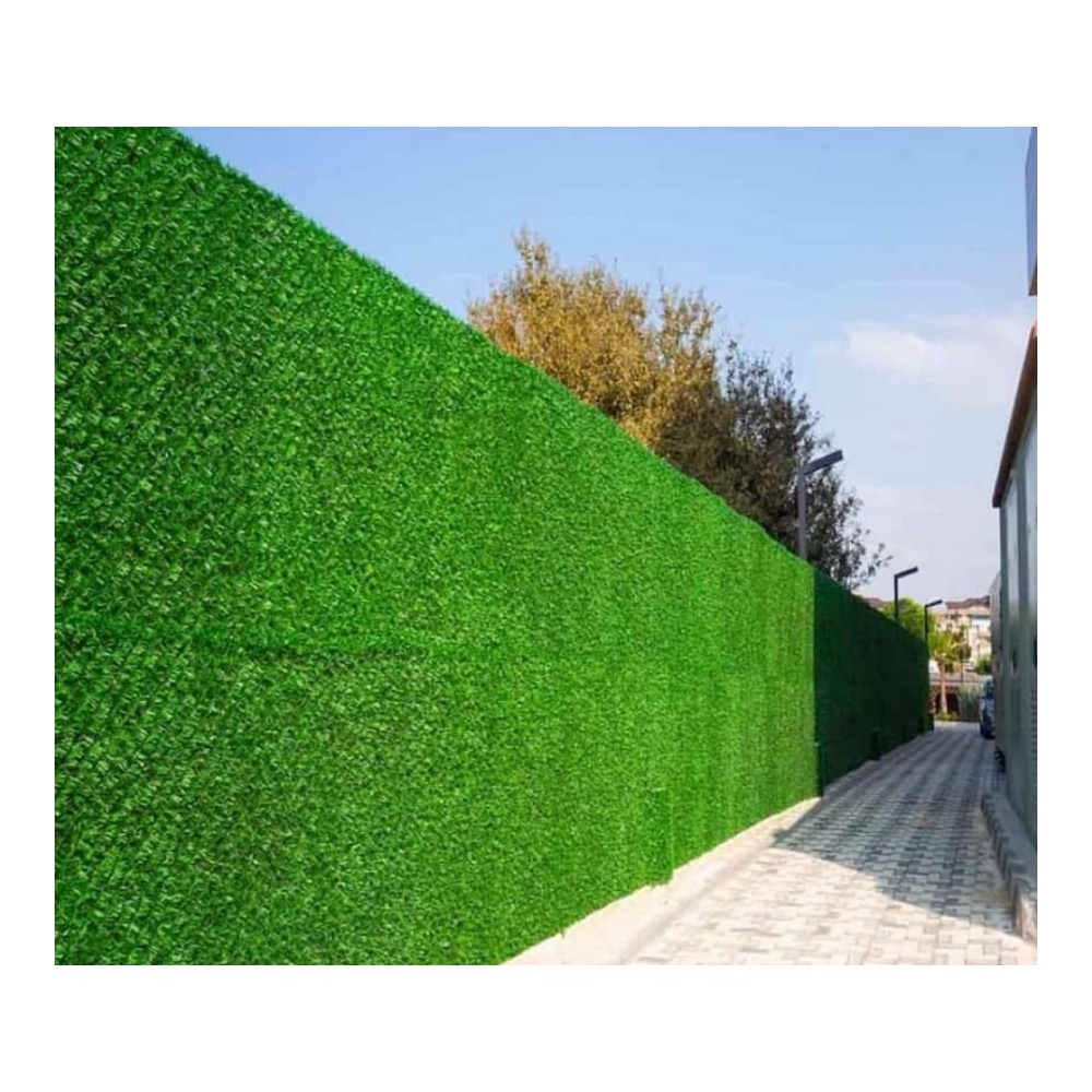Plasa paravan verde, gard verde decorativ, paravan gard 1m x 3m, Homedit