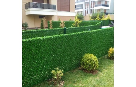 Plasa paravan verde, gard verde decorativ, paravan gard 1m x 3m, Homedit