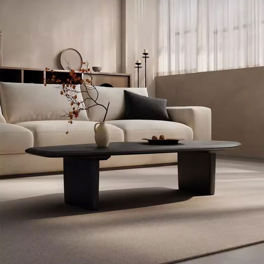 Masa cafea Timber, mastua premium din lemn de stejar rosu, 100 x 50 x ...