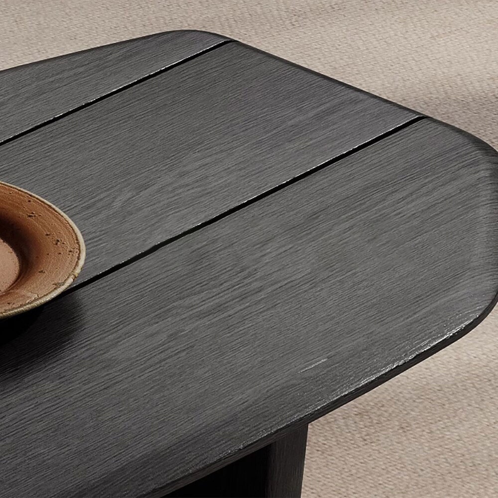 Masa cafea Timber, mastua premium din lemn de stejar rosu, 100 x 50 x ...