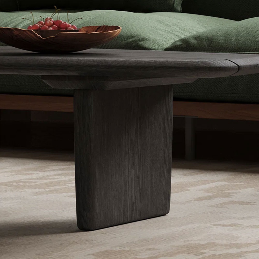 Masa cafea Timber, mastua premium din lemn de stejar rosu, 100 x 50 x ...