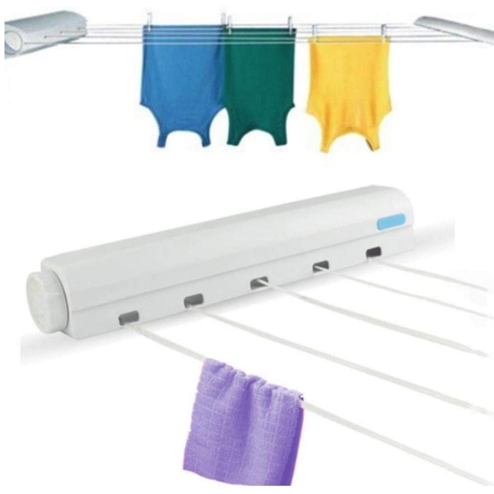 Dispozitiv pentru rufe retractabil