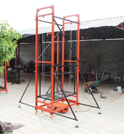 Schela cu motor, schela ridicare 4m 500kg, schela metalica