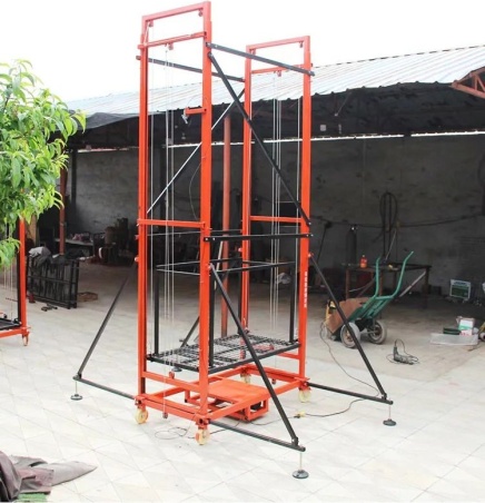 Schela cu motor, schela ridicare 5m 500kg, schela metalica